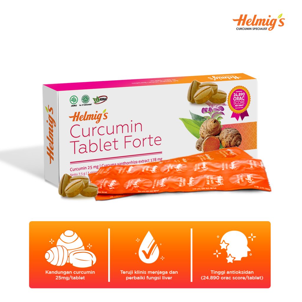 Helmig’s Curcumin Tablet Forte 25 mg @3/10 tab - Helmigs