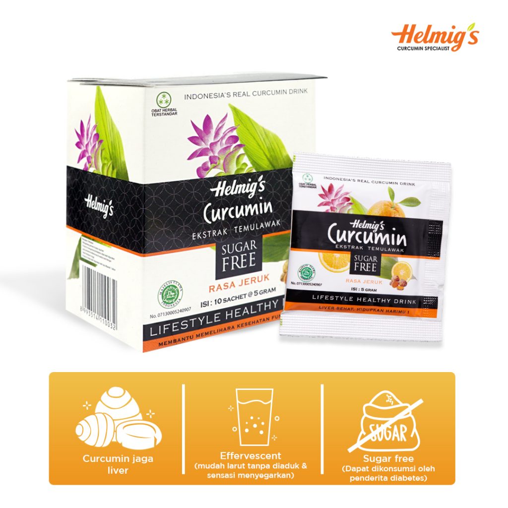 Helmig's Curcumin Effervescent Sugar Free Orange - Helmigs