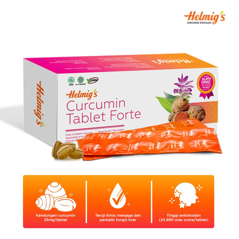 Helmig’s Curcumin Tablet Forte 25 mg @10/10 tab - Helmigs