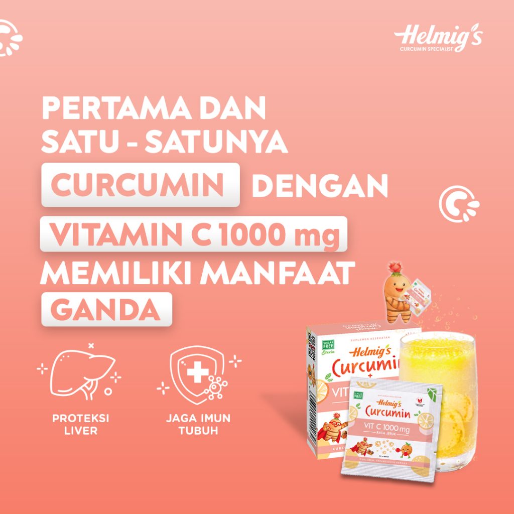 Helmig's Curcumin + Vit C 1000 mg ( Orange ) - Helmigs